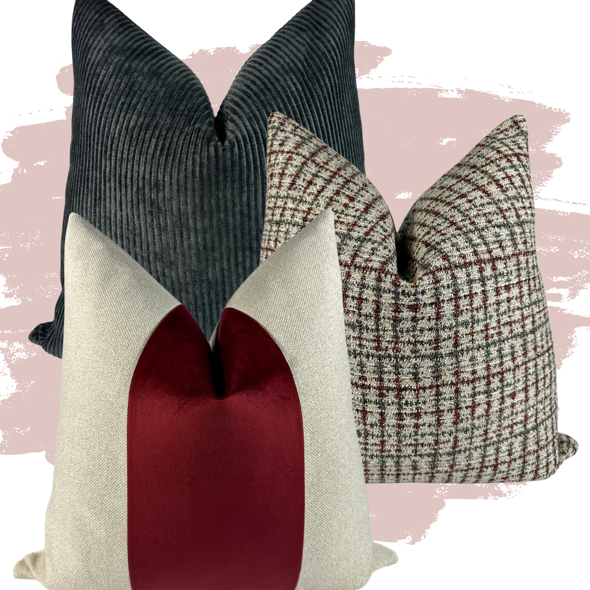 Heritage Noir Pillow Combo – Love, Ravin Collection